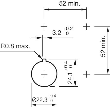Emergency stop switch, Series 84, Ø 32 mm, 2 NC, IP65, IP66, IP67, Flat ...